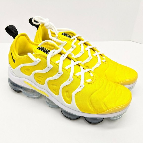Nike | Shoes | Nike Air Vapormax Plus Yellow White Training Nib | Poshmark